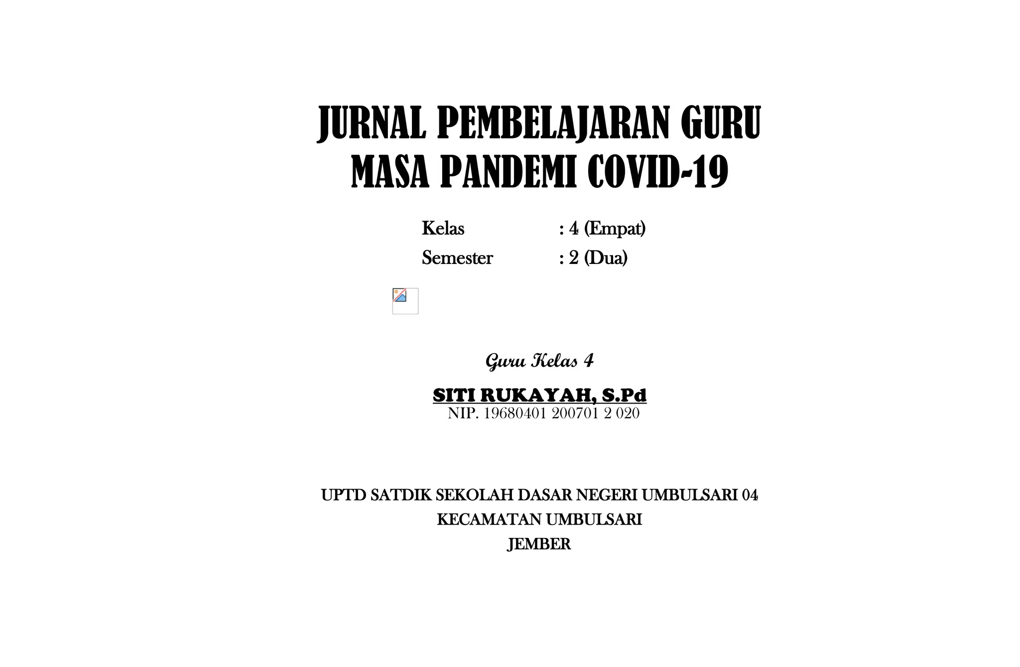 COVER JURNAL KELAS CONVIQ.doc adalah contoh cover | DOC