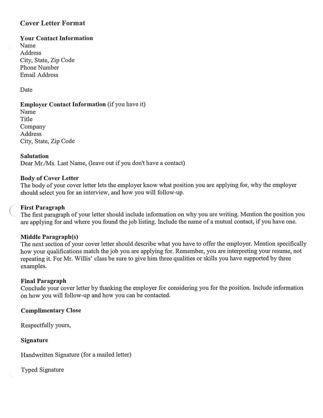 Cover letter | PDF | Free Download