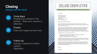 CCE Cover letter | PPTX