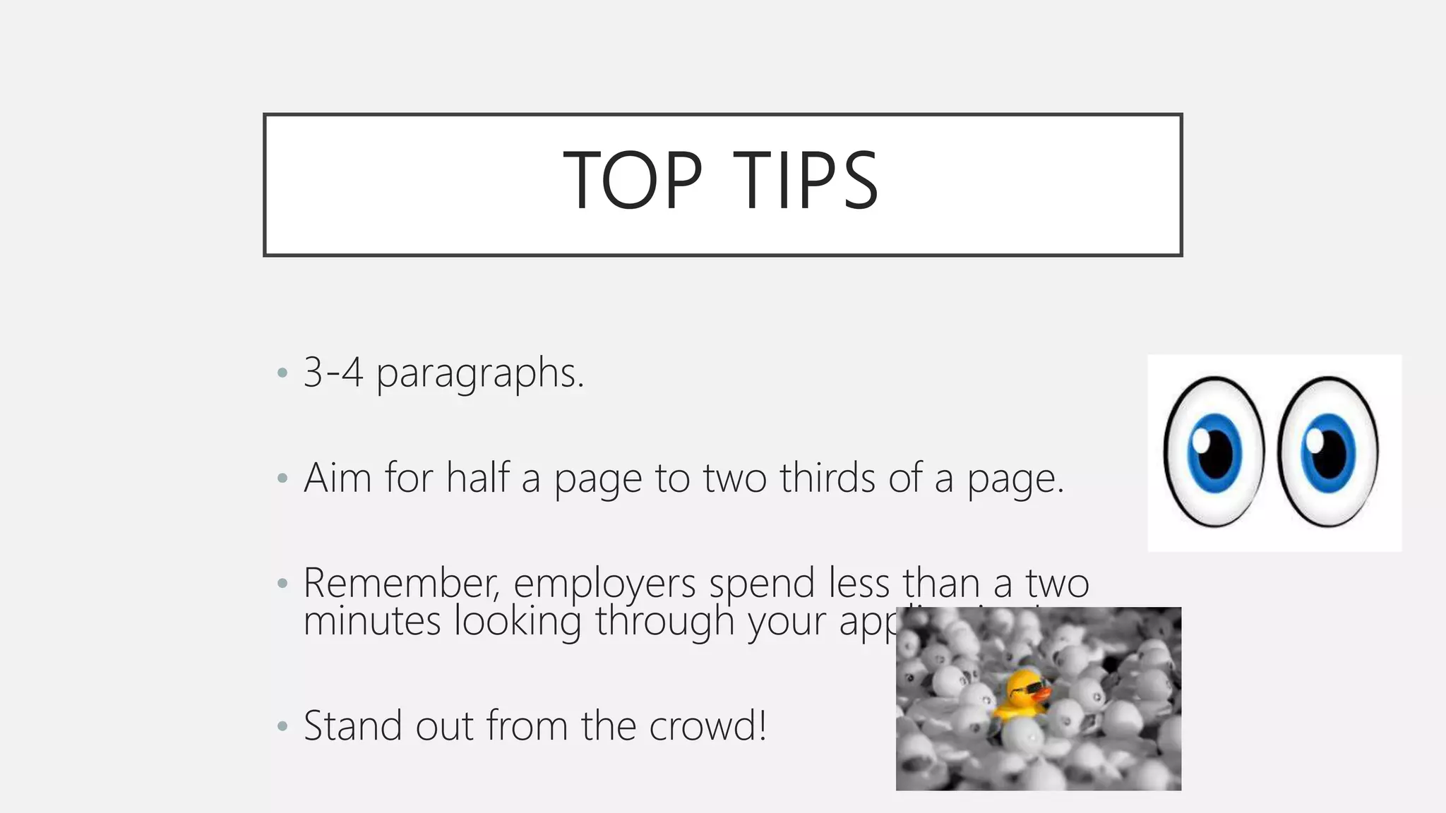 How to write a cover letter | PPTX