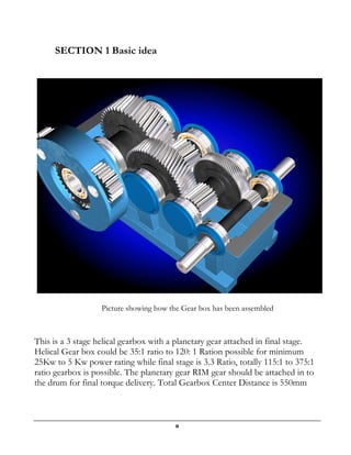 Crane Gearbox Helical/Planetary train | PDF