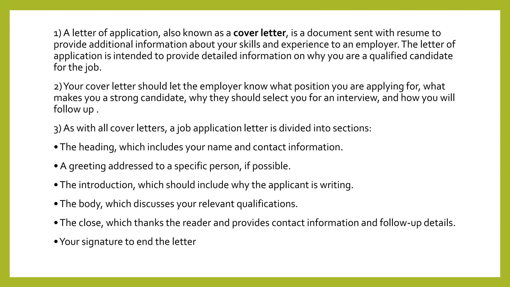 Cover letter.pptx for asddmasl ffsfkf s | PPTX