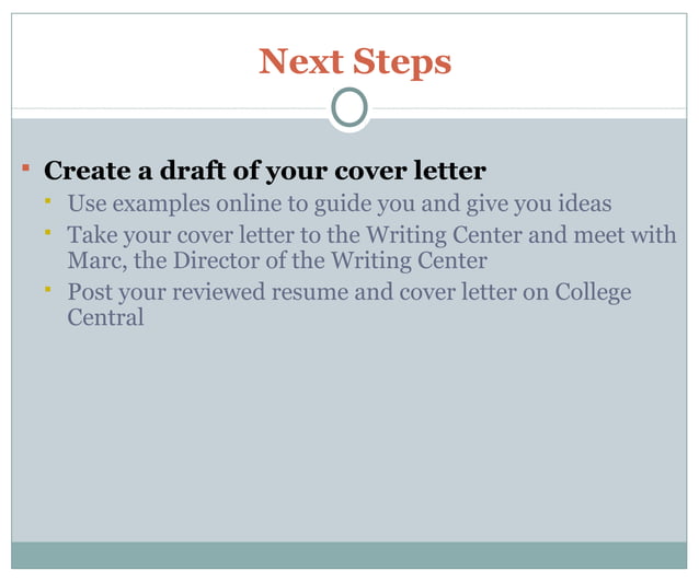 Cover letter 101 | PPT
