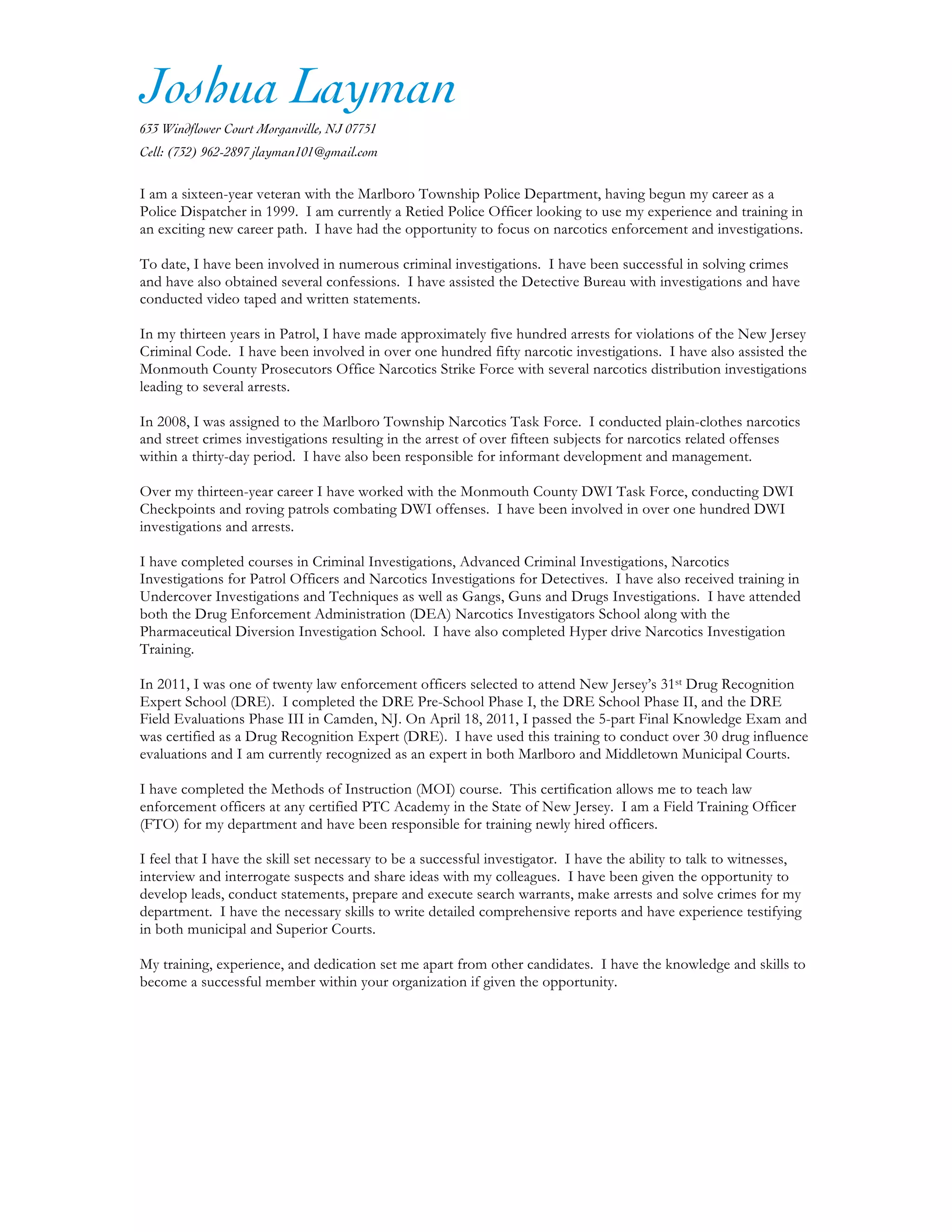 Cover letter 3 16 | PDF