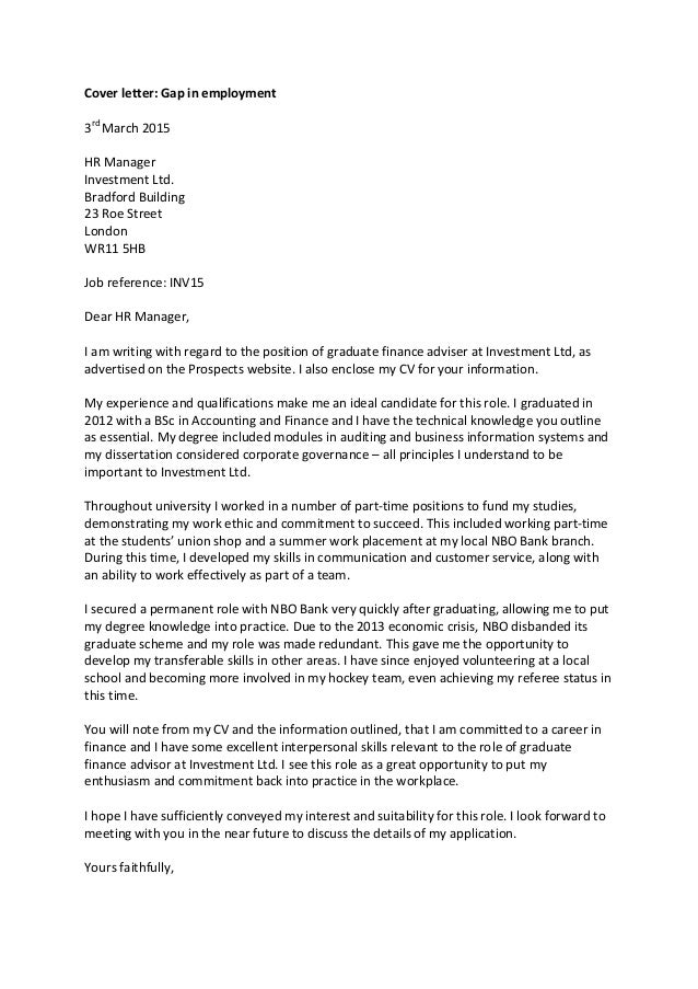 Cover Letter Gapsincv