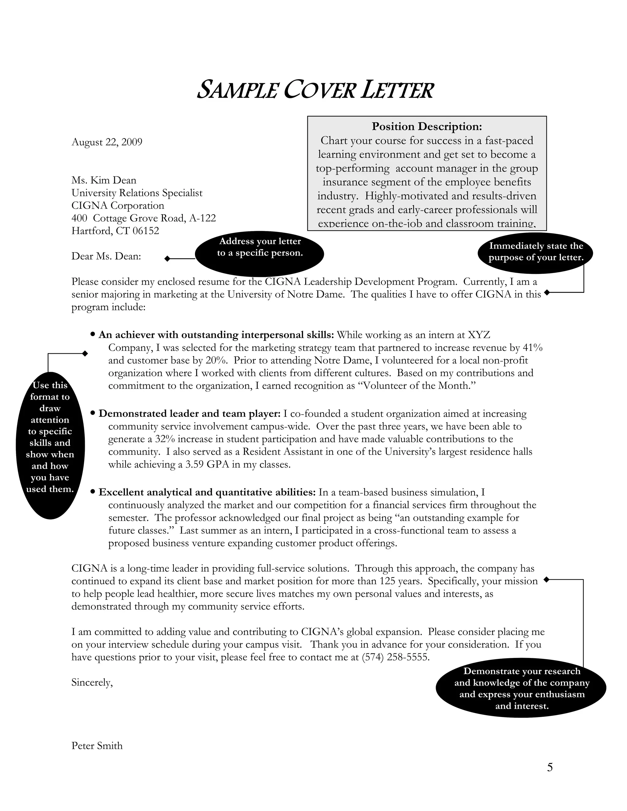 Cover Letter Guide | PDF