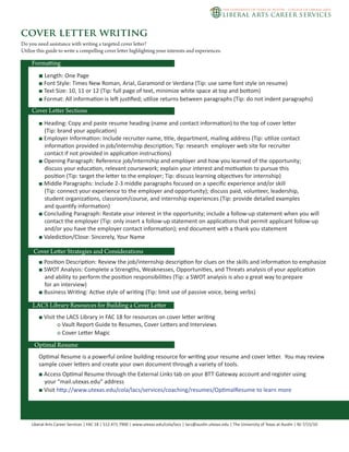 Cover letter handout | PDF