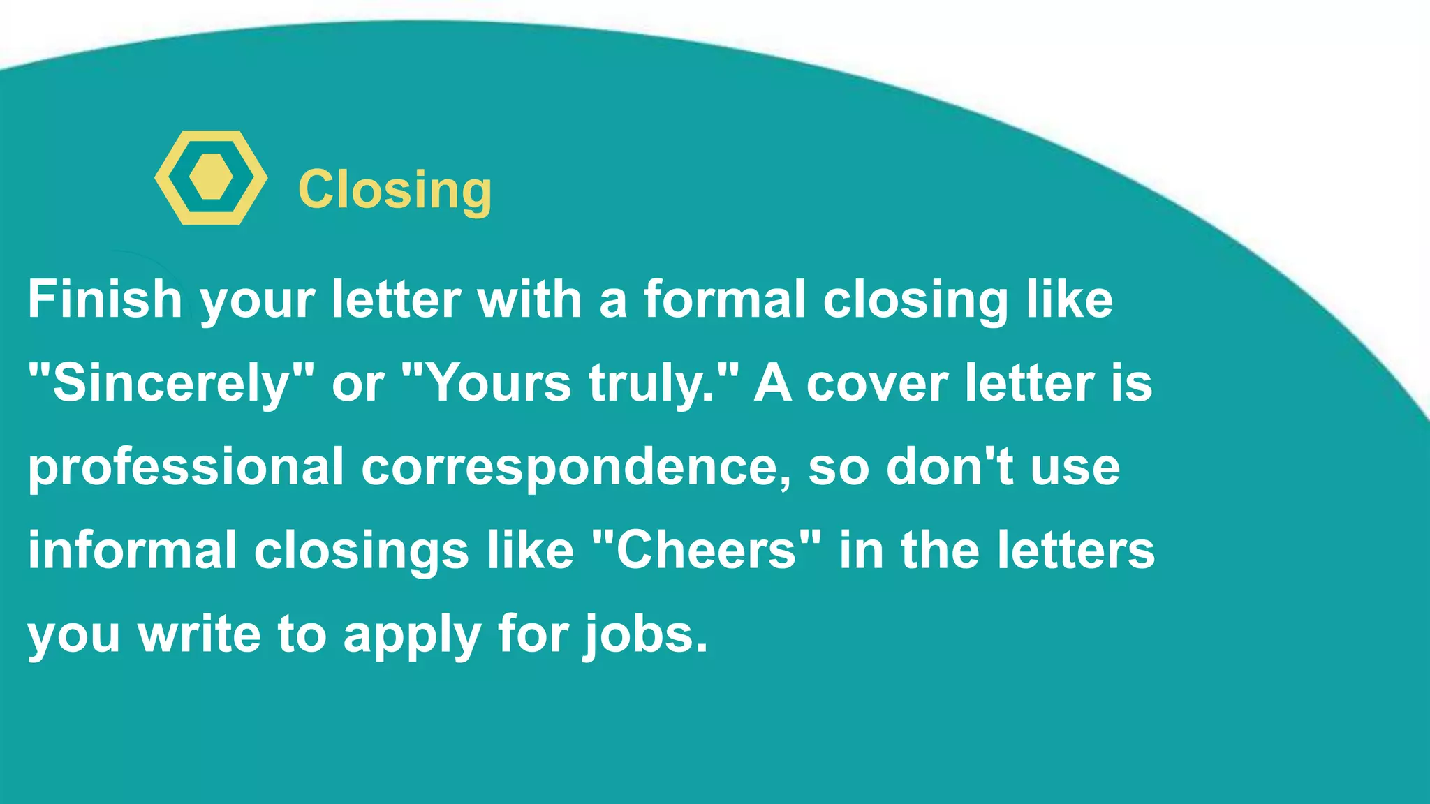 Cover letters | PPTX