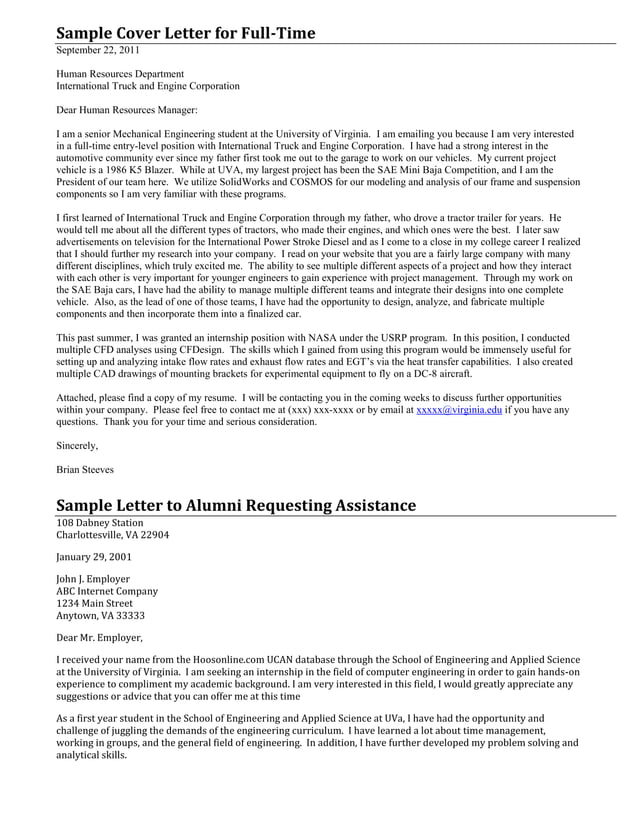 Cover letters you will always need | PDF | Resume Writing and Advice ...