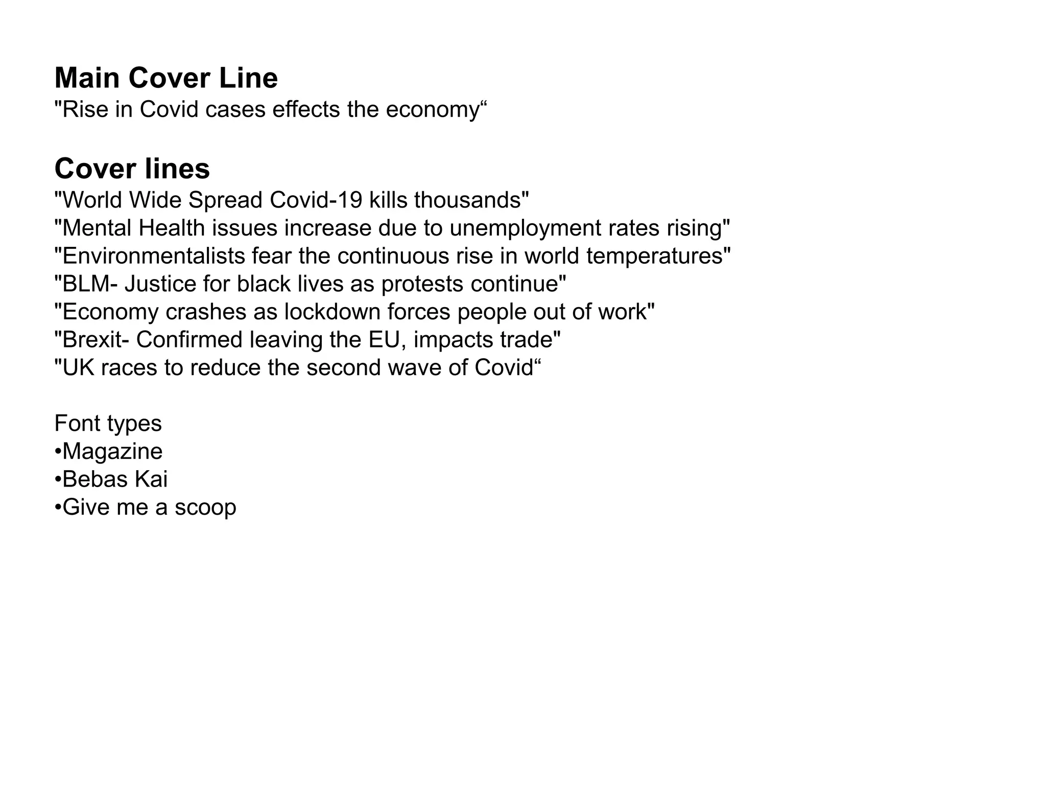 Cover lines | PPT