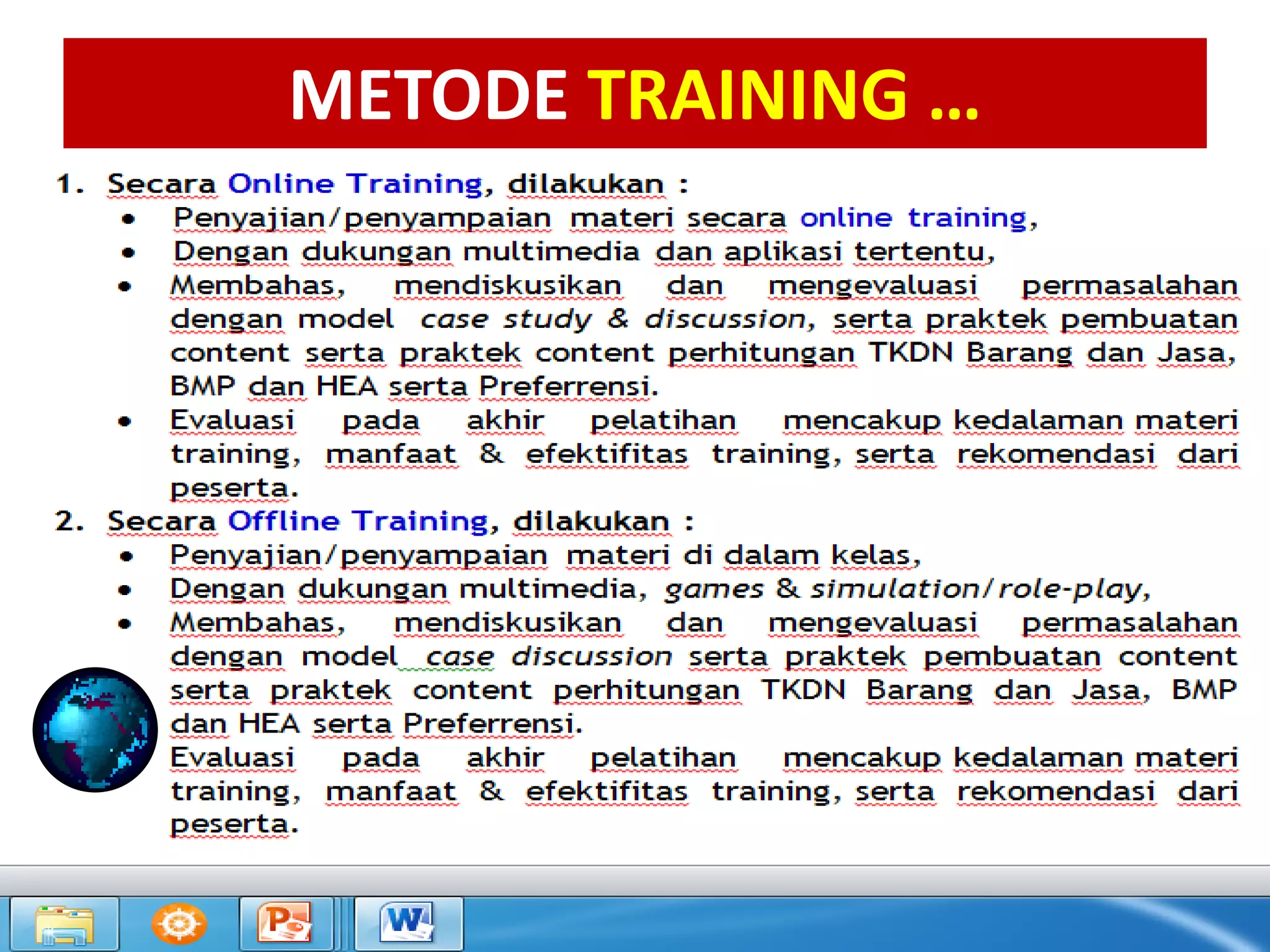 Materi-Materi "Training TKDN, BMP & Penggunaan Produk Dalam Negeri" | PPTX