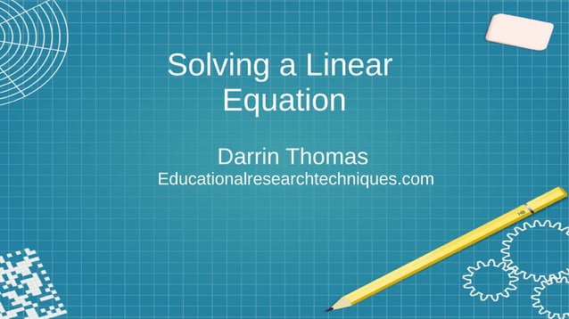 Linear equations | PPT