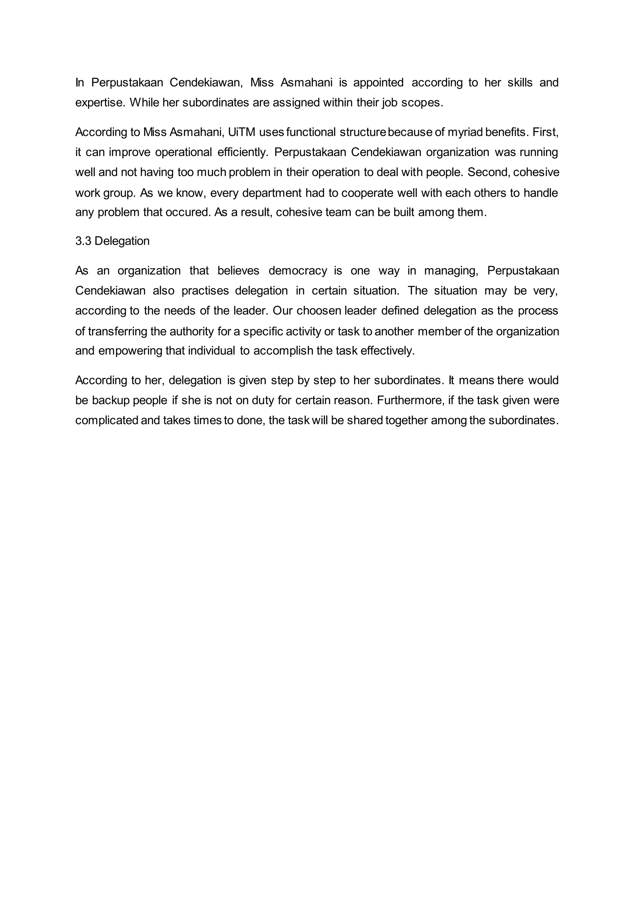 MGT 162 : Sample, UiTM Dungun December 2019 | DOCX