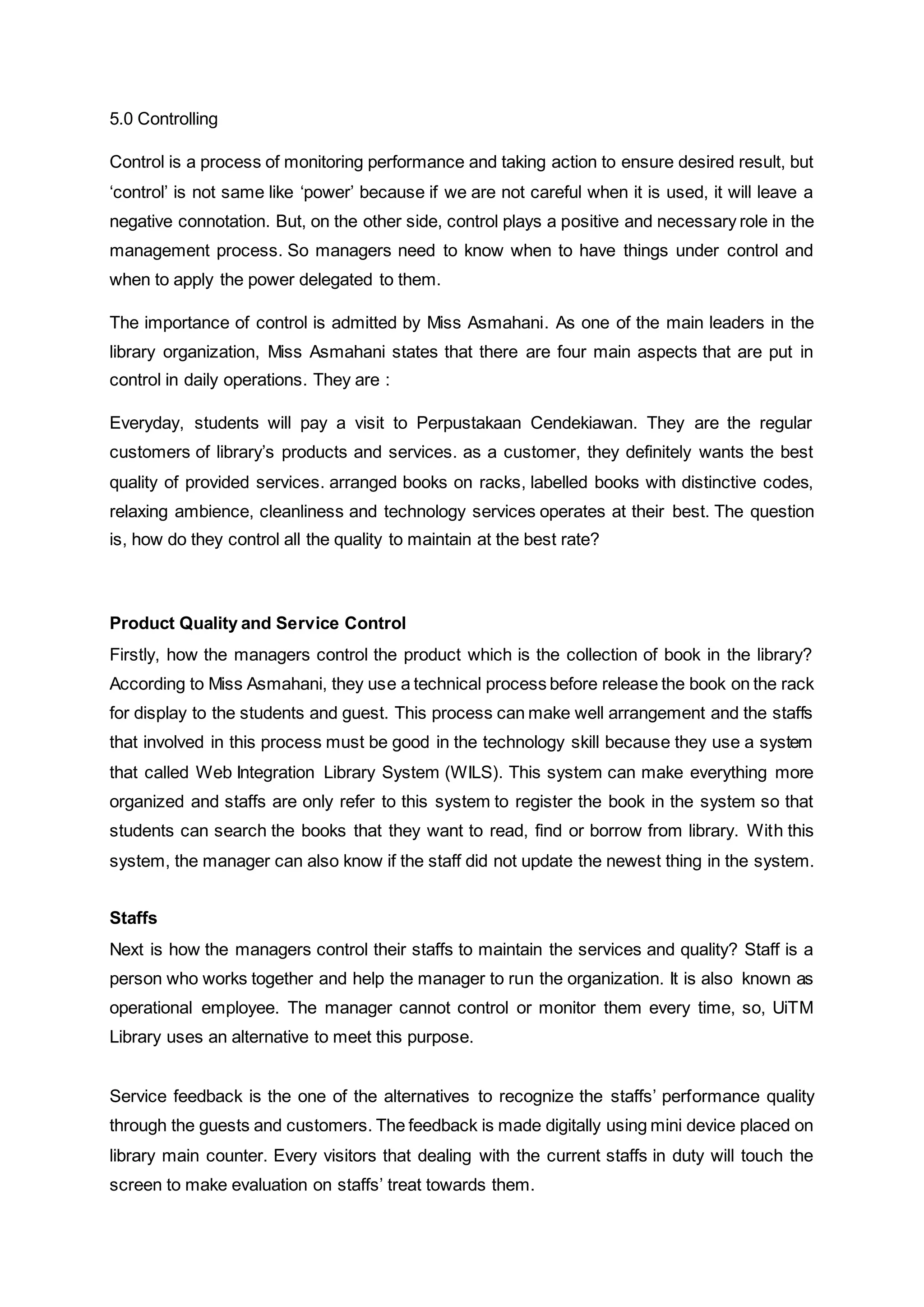 MGT 162 : Sample, UiTM Dungun December 2019 | DOCX