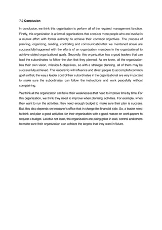 MGT 162 : Sample, UiTM Dungun December 2019 | DOCX