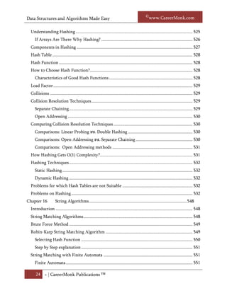 Data Structures and Algorithms made Easy (Cover Page) | PDF
