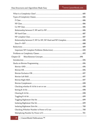 Data Structures and Algorithms made Easy (Cover Page) | PDF