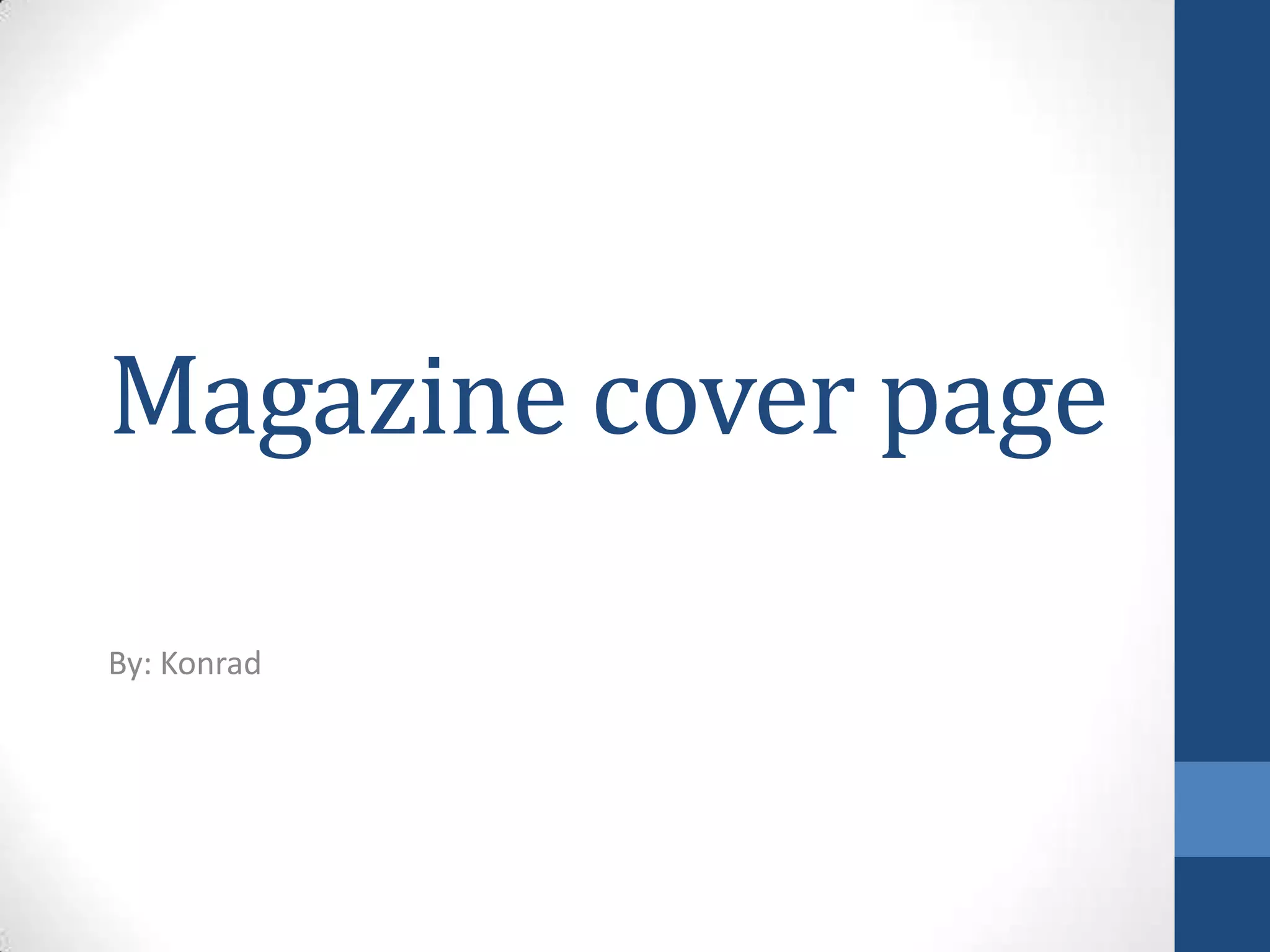 Cover page | PPTX