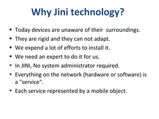 JINI Technology | PPT