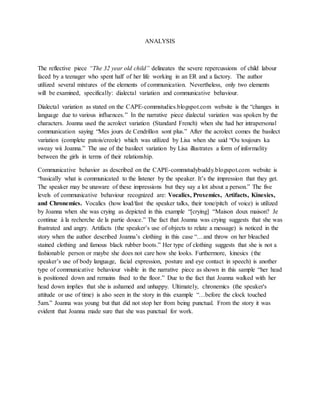 Cape Communication Studies Sba Unit 1 | DOCX