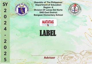COVER PAGE ON MATATAG REMEDIAL READING PLAN | PPTX