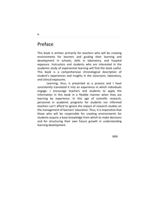 Experiential Learning a Bridge Towards Excellent Clinical Nsg Practice | PDF