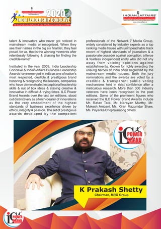 Philanthropist-Entrepreneur K Prakash Shetty Honoured with prestigious ...