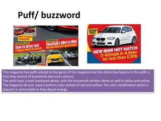 magazine cover page analysis | PPT