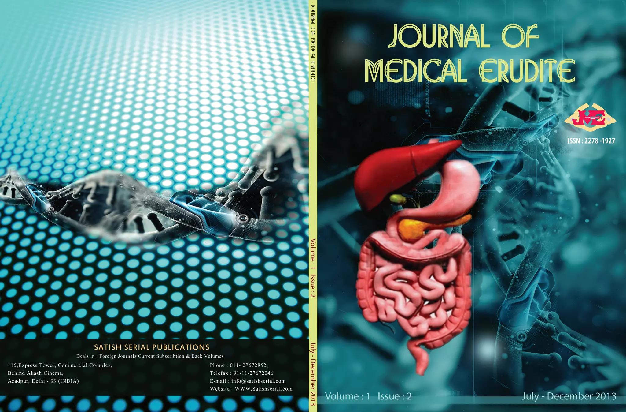 Cover page: Journal of Medical Erudite | PDF