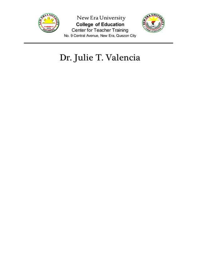 Cover page of a detailed lesson plan in portfolio assessment method of ...