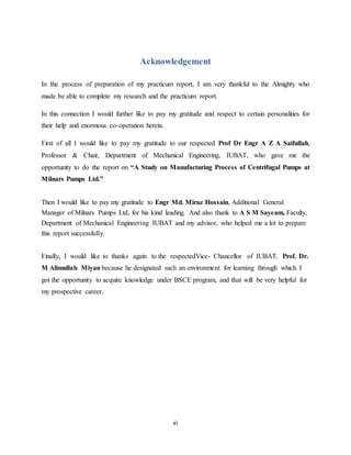 IUBAT Practicum Report BSME | DOCX | Manufacturing Industry | Industries