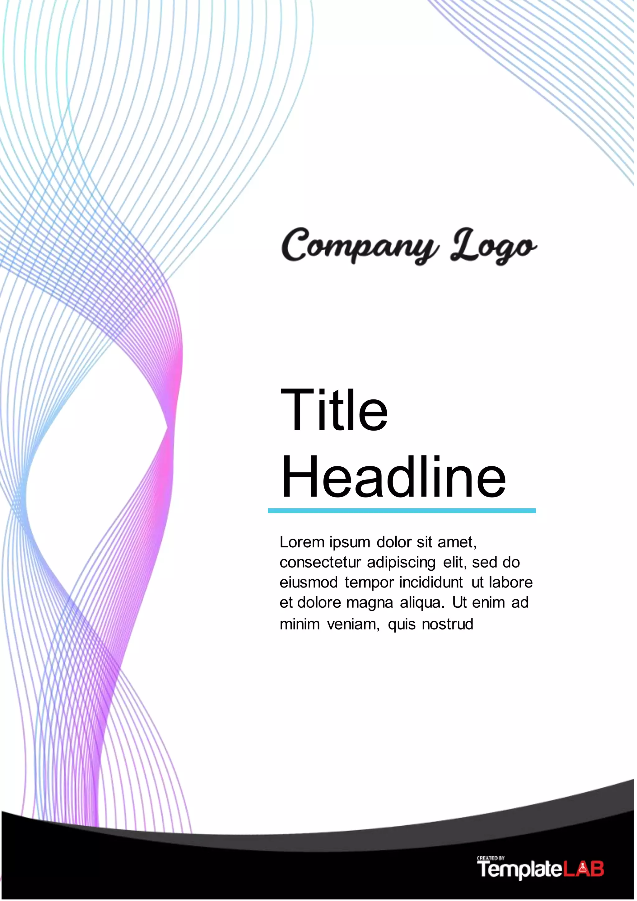 Cover page template 4 template lab | DOCX