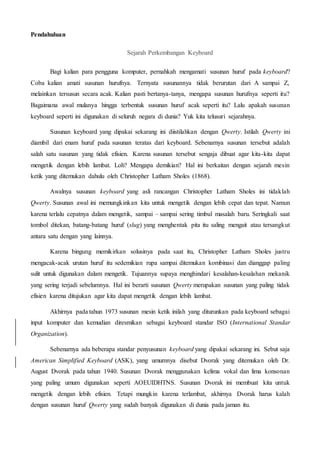 Makalah sejarah perkembangan keyboard | DOCX