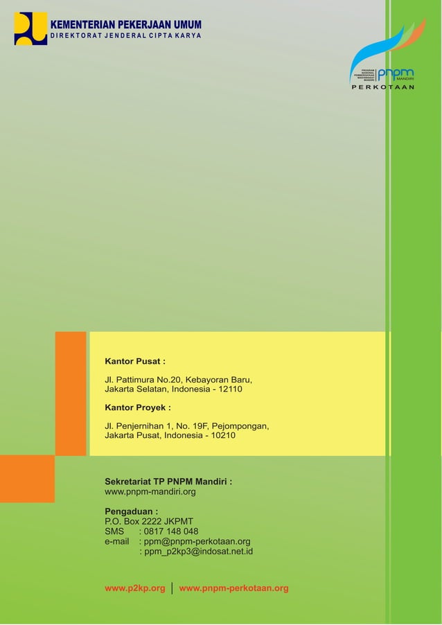 Cover pedoman teknis ppmk(edit agustus 2012) | PDF