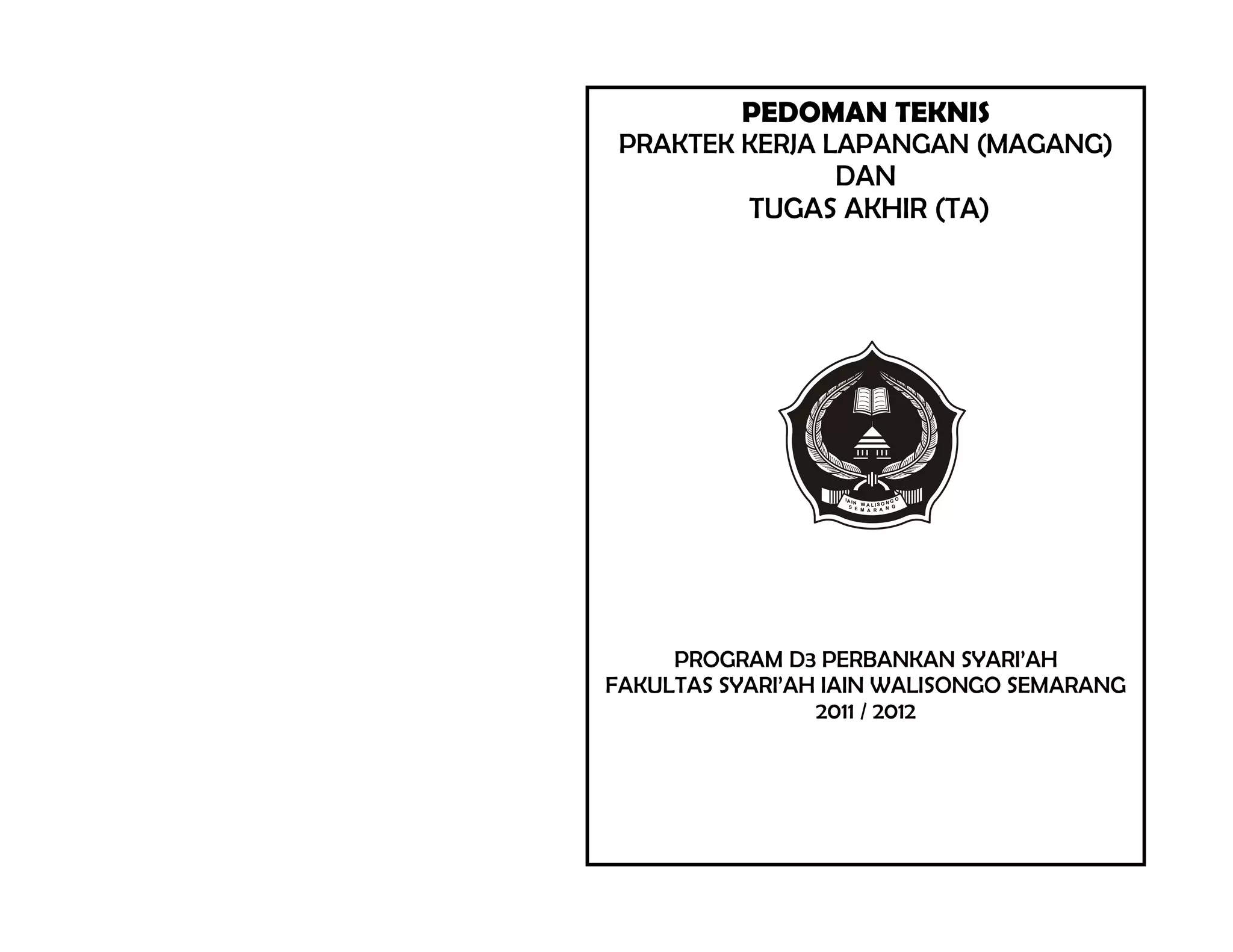 Cover pedonam teknis magang | DOCX