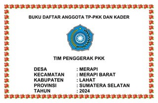 Cover dari PKK DESA sebagai contoh cover | DOC