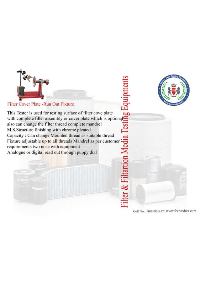 Cover Plate -Run Out Fixture | PDF