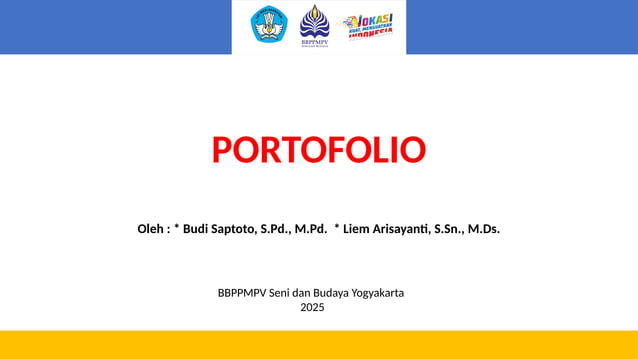 COVER PORTOFOLIO BBPPMPV Seni dan Budaya.pptx