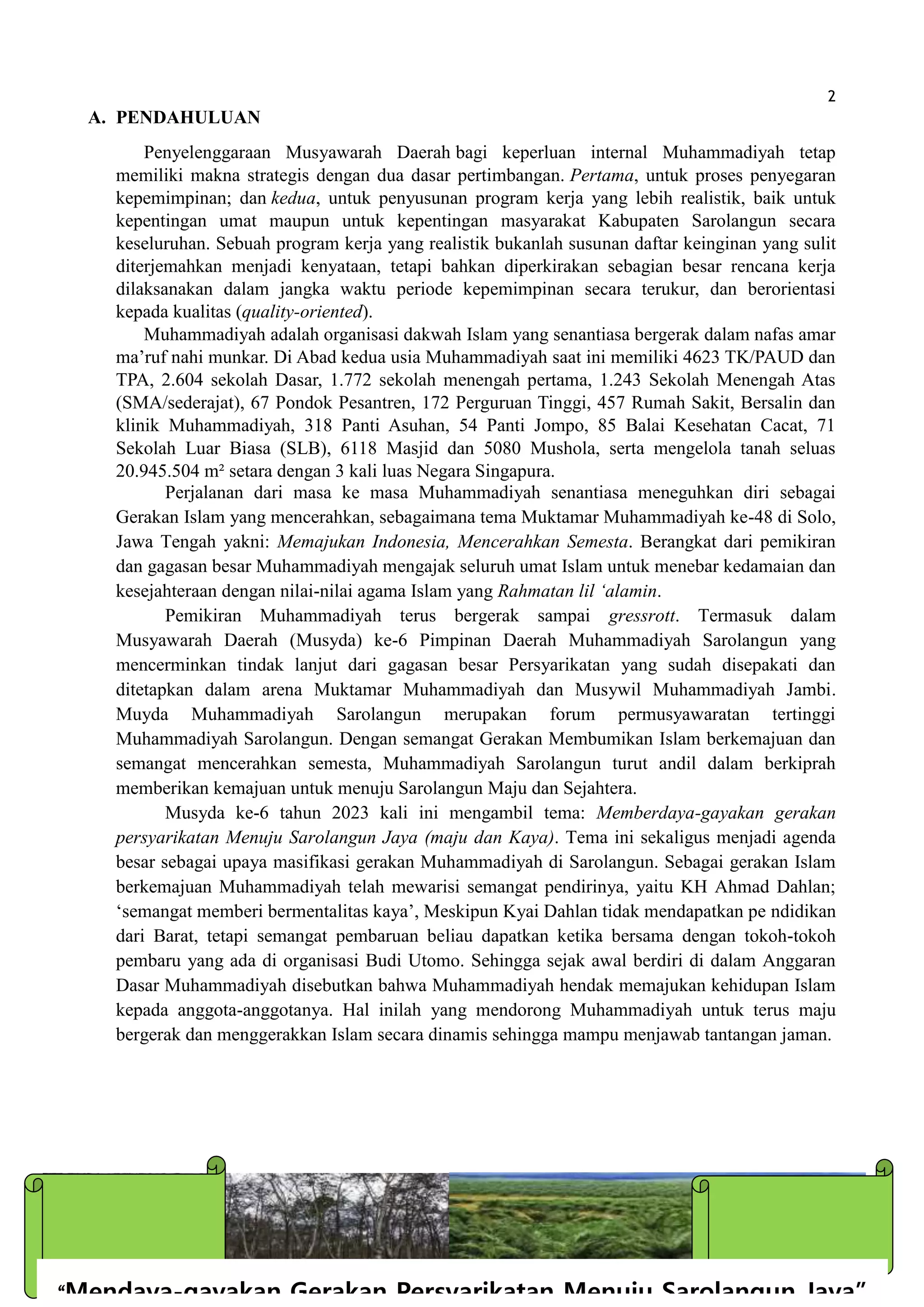 Proposal Musyda Muhammadiyah | DOCX