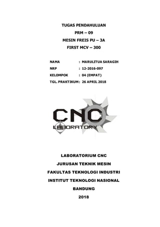 Cover Proyek Manufaktur CNC | DOCX