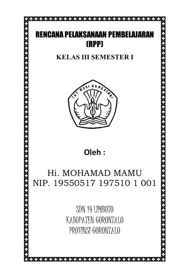 Cover rpp papa | DOCX