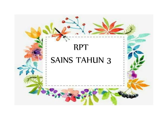 Cover rpt sains | PPT