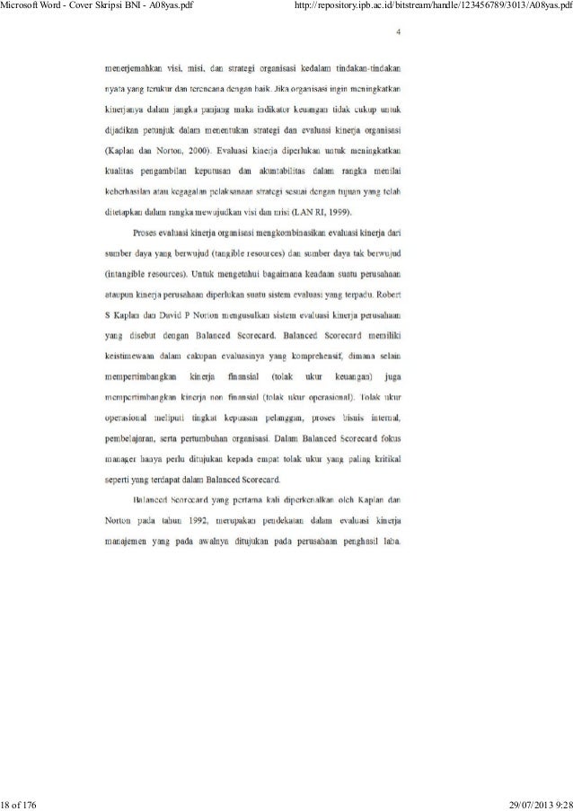 Cover Skripsi Umt Akreditasi Kampus Upi Yptk Padang Tahun 2013 - Contoh ...