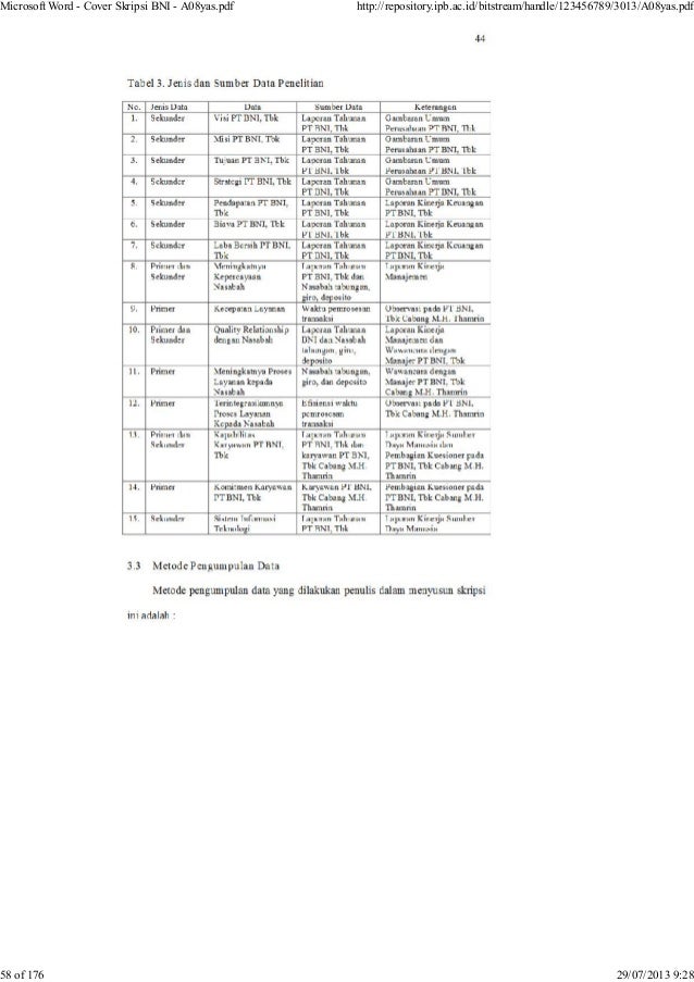 Cover Skripsi Umt Akreditasi Kampus Upi Yptk Padang Tahun 2013 - Contoh ...