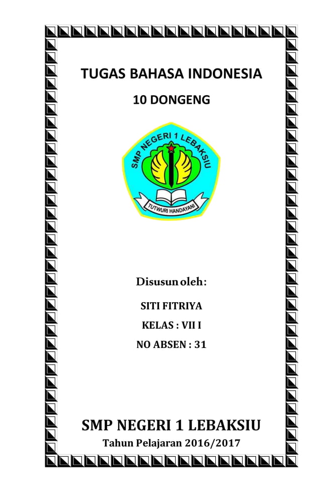 Cover smp 1 lebaksiu dongeng | PDF