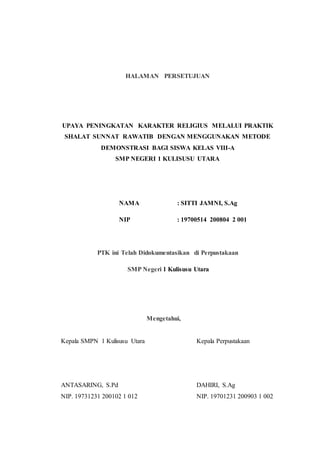 Cover smp negeri 1 kulisusu | DOCX