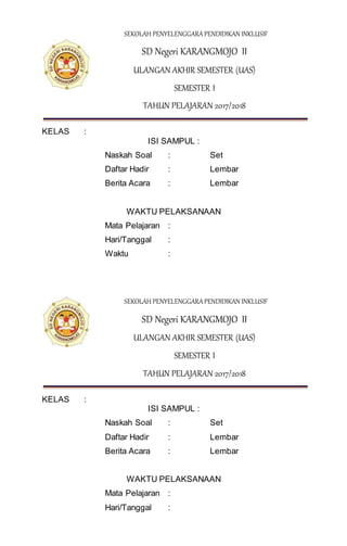 Cover soal | PDF