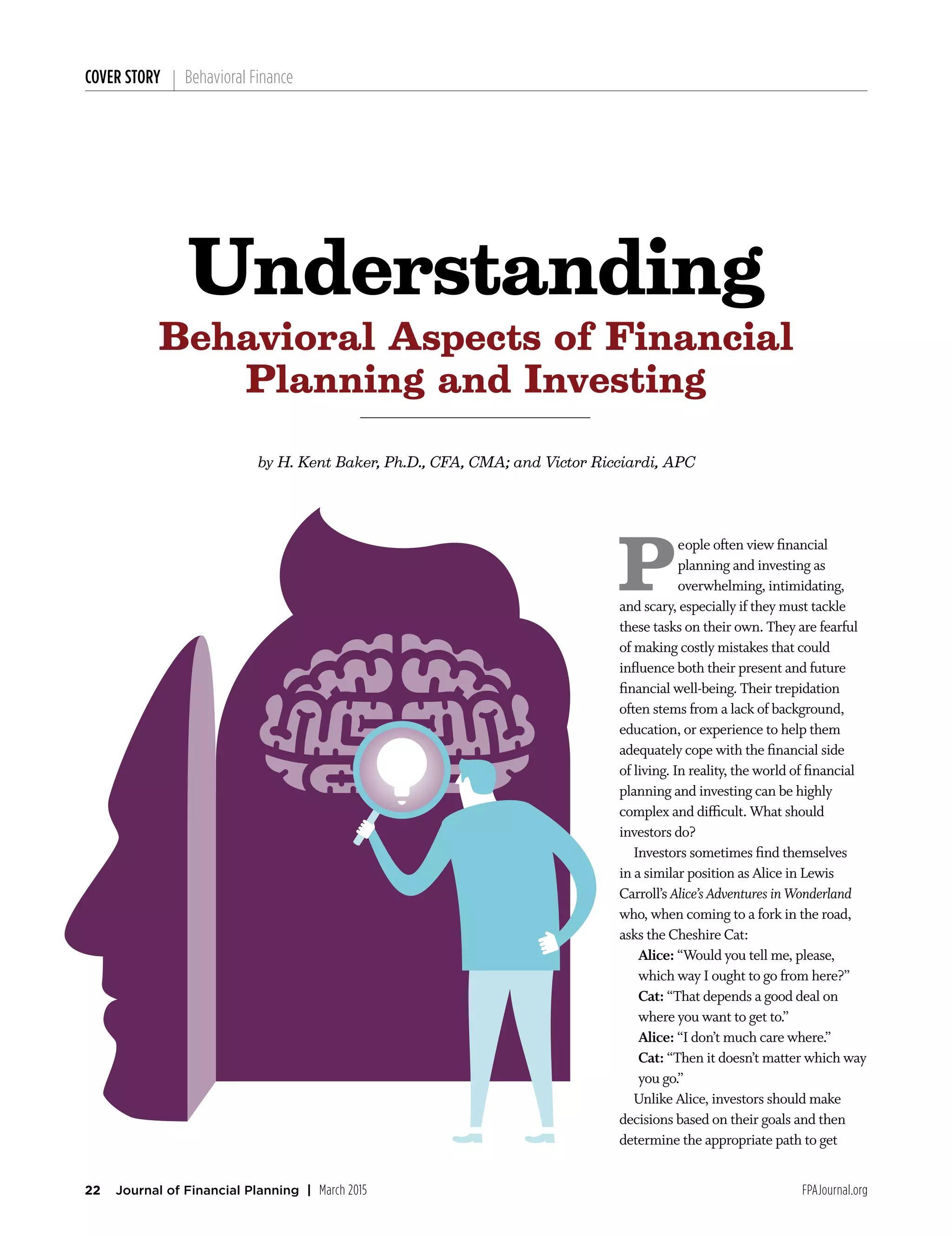 Behavioral Aspects of Finance | PDF