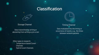 Covert channels: A Window of Data Exfiltration Opportunities | PPT