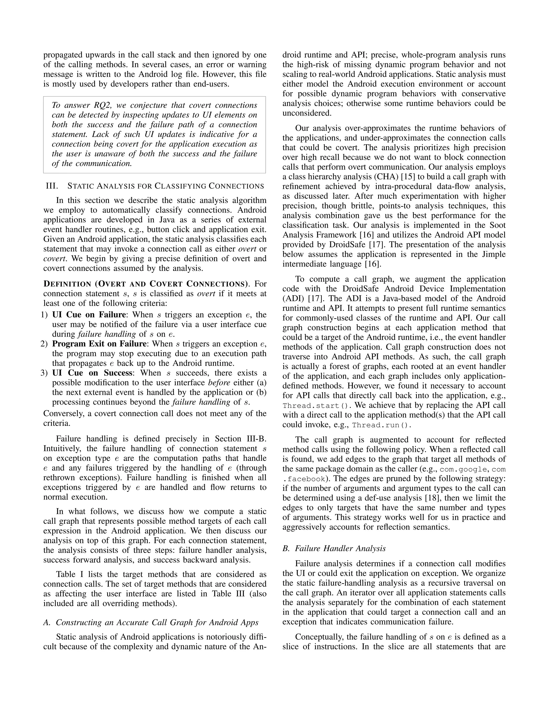 Covert communication in mobile applications | PDF